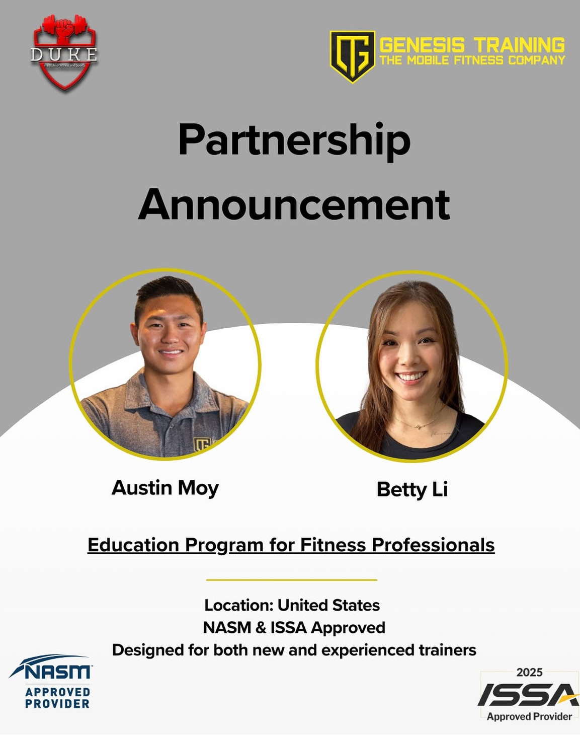 New Partnership Announcement: Duke Institute of Fitness and Sports and ...